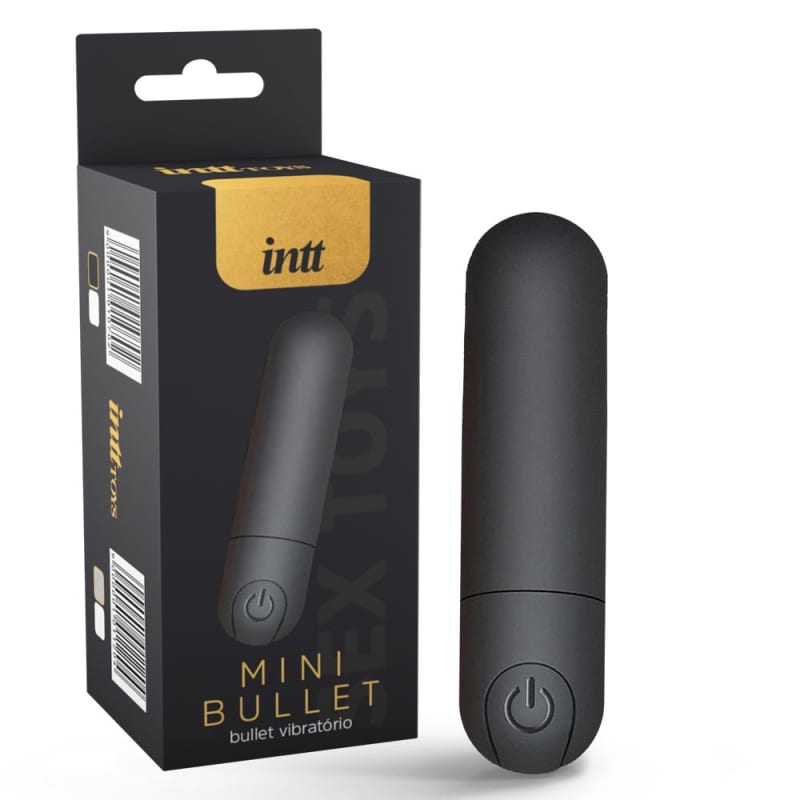 Mini Bullet Vibratório Intt Preto | Beleza na Web