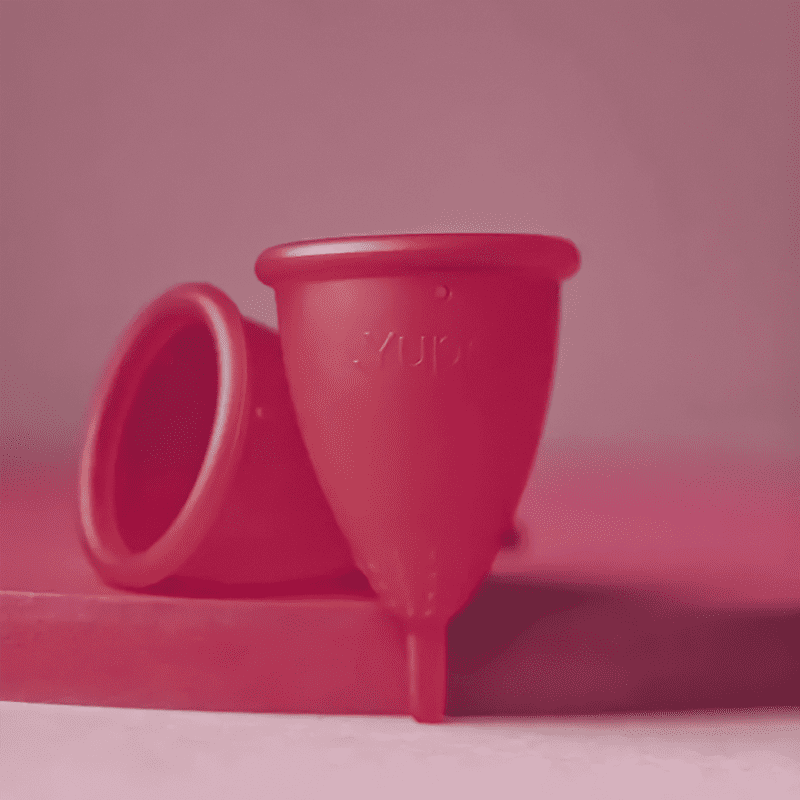 Coletor Menstrual Yuper Coral Tamanho S | Beleza na Web