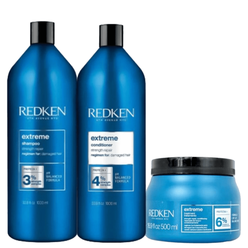 Kit Redken Extreme Triplo Cuidado | Beleza na Web