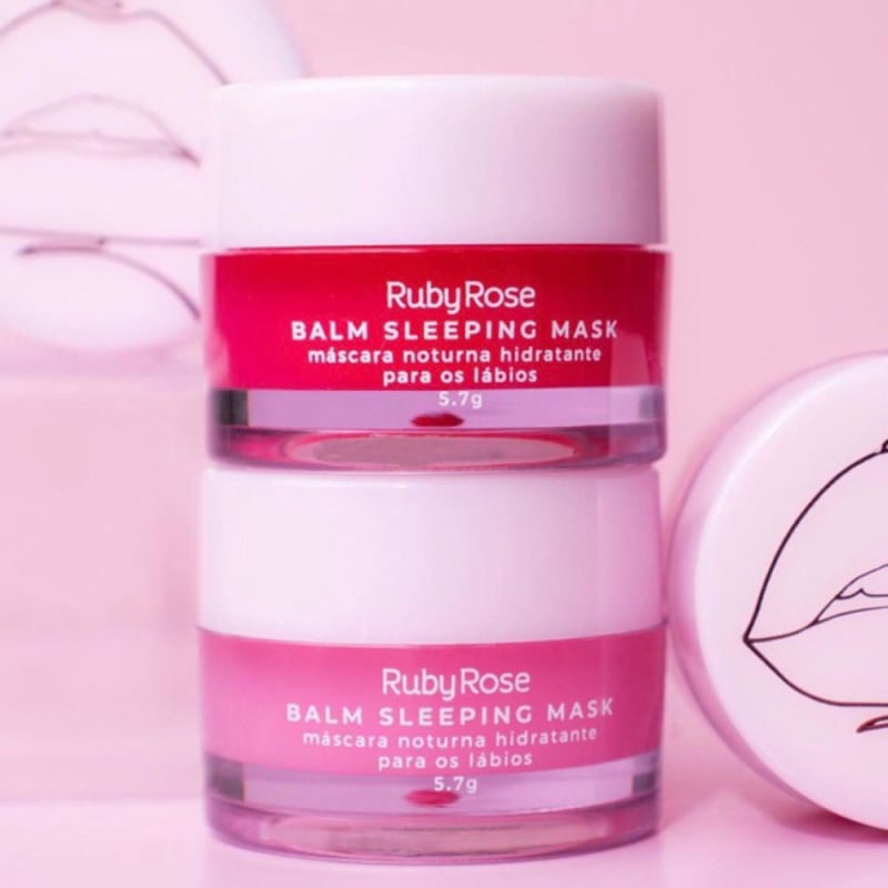 Hidratante Labial Ruby Rose Sleeping Mask | Beleza na Web