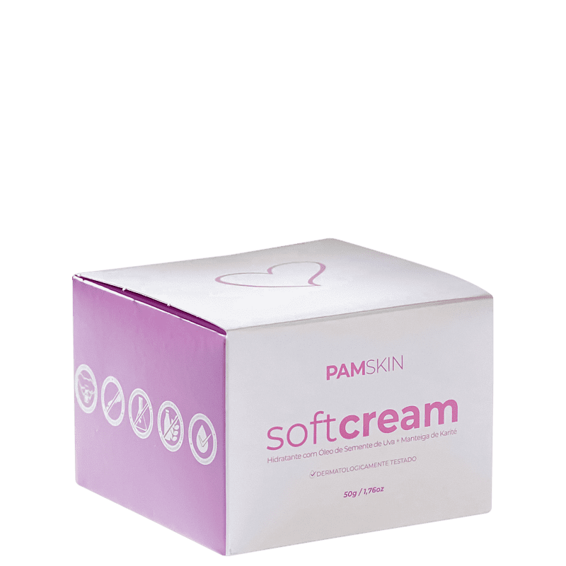 Soft Cream - Hidratante Facial Pele Mista/Seca/Madura 50g