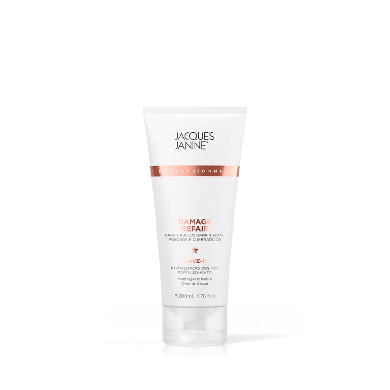 Kit Jacques Janine Damage Repair Shampoo Condicionador Máscara e Leave ...