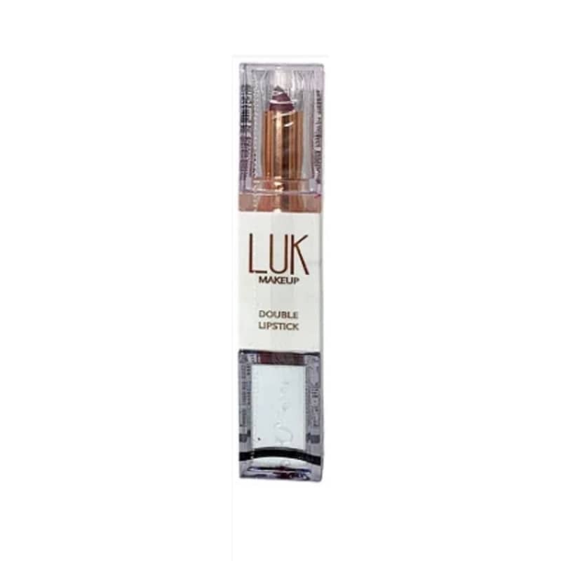 Luk Batom Duplo Flor de Lótus - Double Lipstick - Líquido e Bala - 4ml