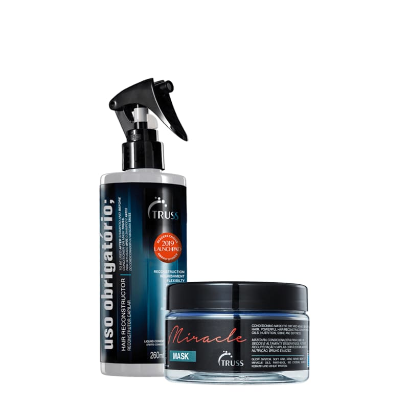 Kit Truss Miracle Mask e Uso Obrigatório | Beleza na Web