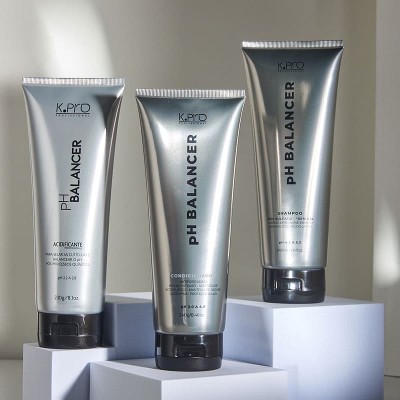 Kit K.Pro pH Balancer Shampoo Condicionador e Acidificante (3 produtos)