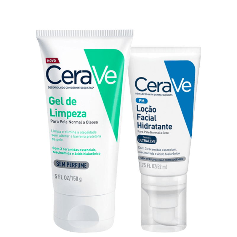 Kit CeraVe Dupla Ação | Beleza na Web
