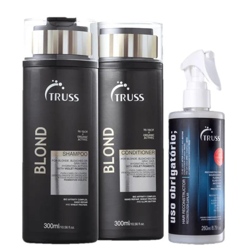 Kit Truss Blond + Uso Obrigatório Leave-in (3 Produtos)