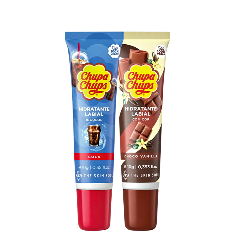 Kit Chupa Chups Cola e Choco Vanilla (2 produtos )