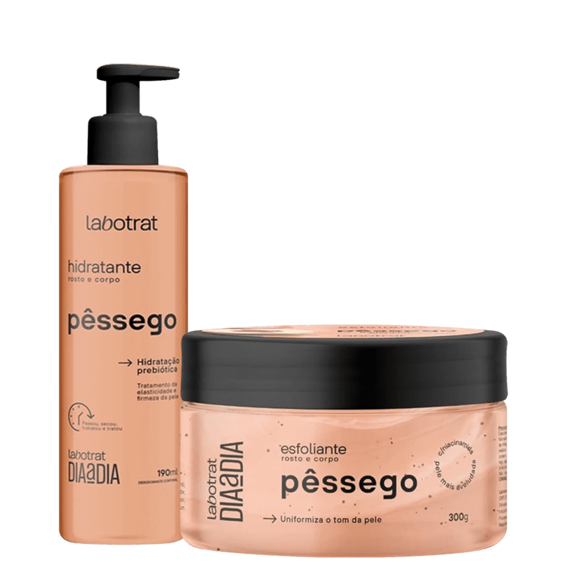 Kit Labotrat Dia a Dia Pêssego Esfoliante 300g+Hidratante