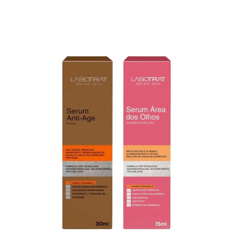 Kit Labotrat Sérum Anti Age 30ml + Serúm Área dos Olhos 15ml