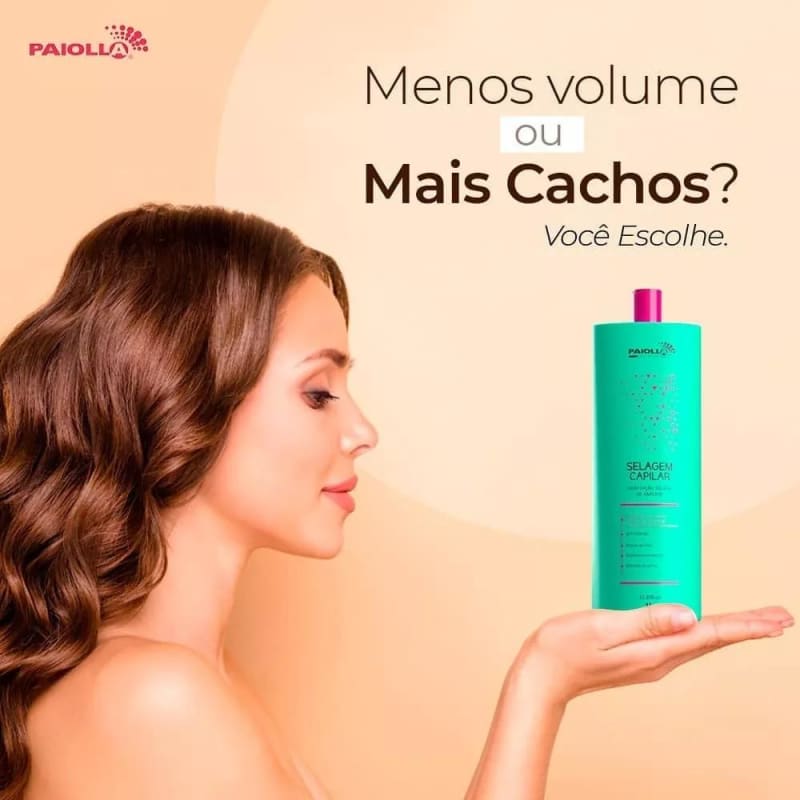 Paiolla Selagem Capilar De Abacate - Redutor De Volume 1L