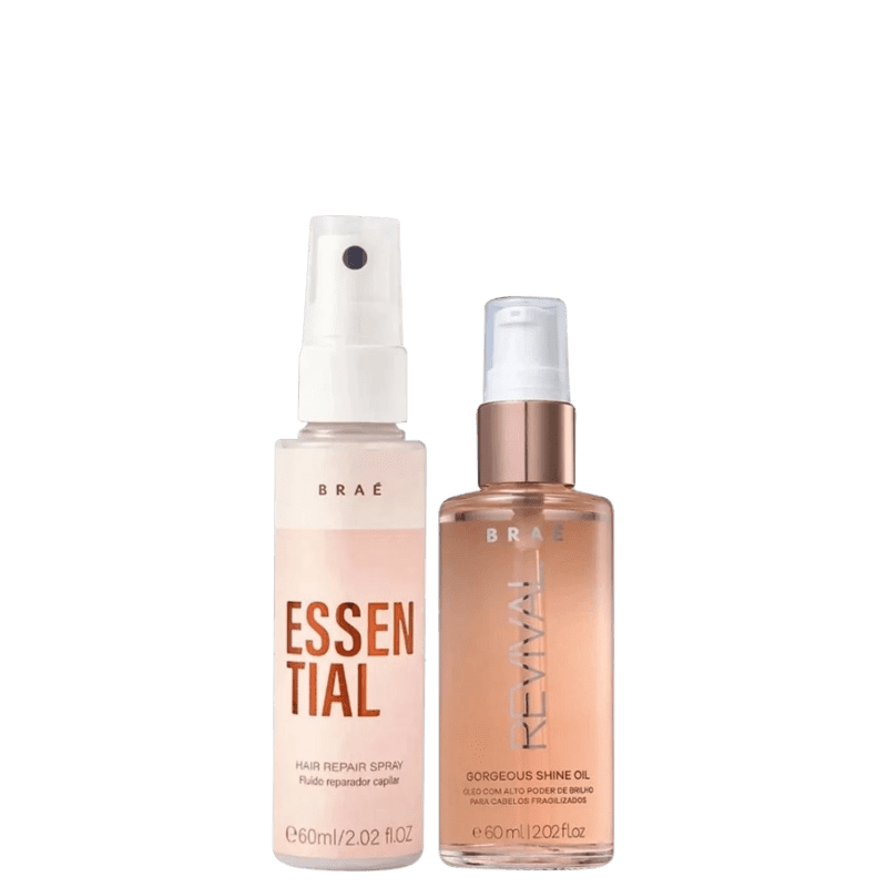 Kit Braé Revival Gorgeous + Essential Duo (Revival Gorgeus oil 60ml + Mini Essential 60ml)