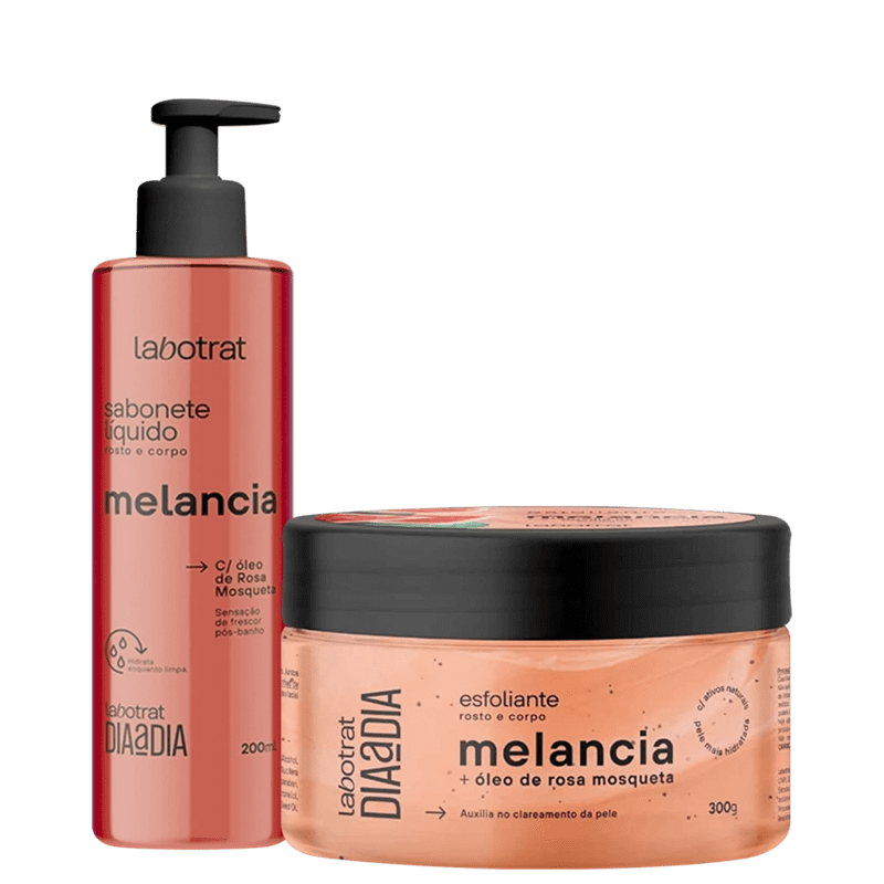 Kit Labotrat Cuidados Diários Esfoliante 300G + Sabonete Líquido Melancia
