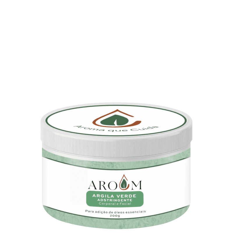 Argila Corporal e Facil Verde - 200G Aroom