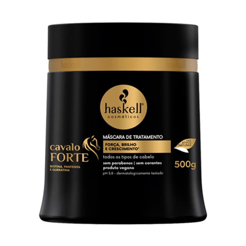 Kit Haskell Cavalo Forte Sh + Cond + Másc 500ml/500g + Esmalte sortido
