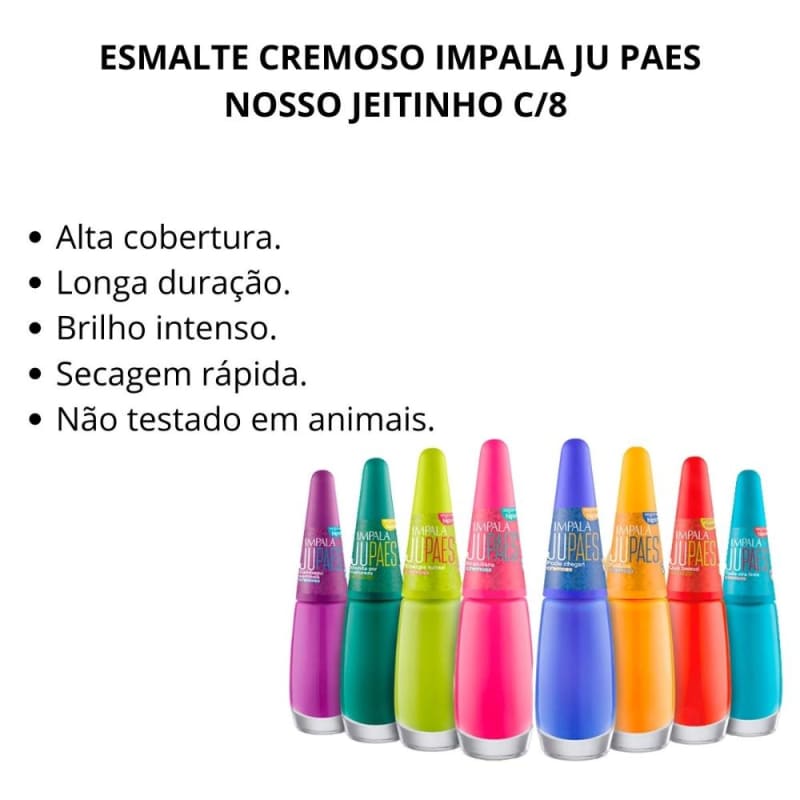 Kit Impala Ju Paes Nosso Jeitinho Completo | Beleza na Web