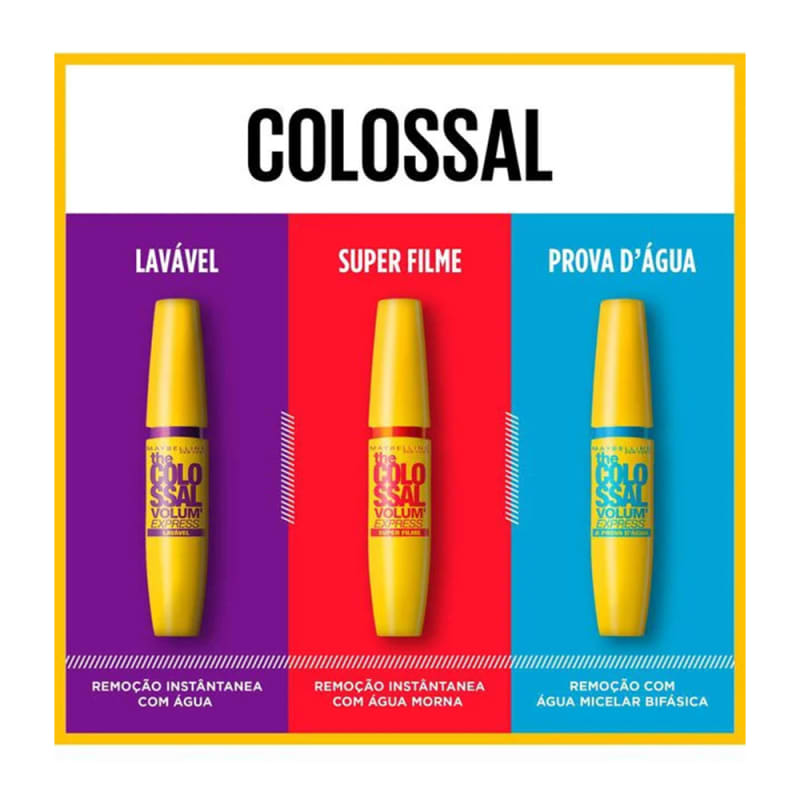 Kit Maybelline The Colossal Volum Express | Beleza na Web