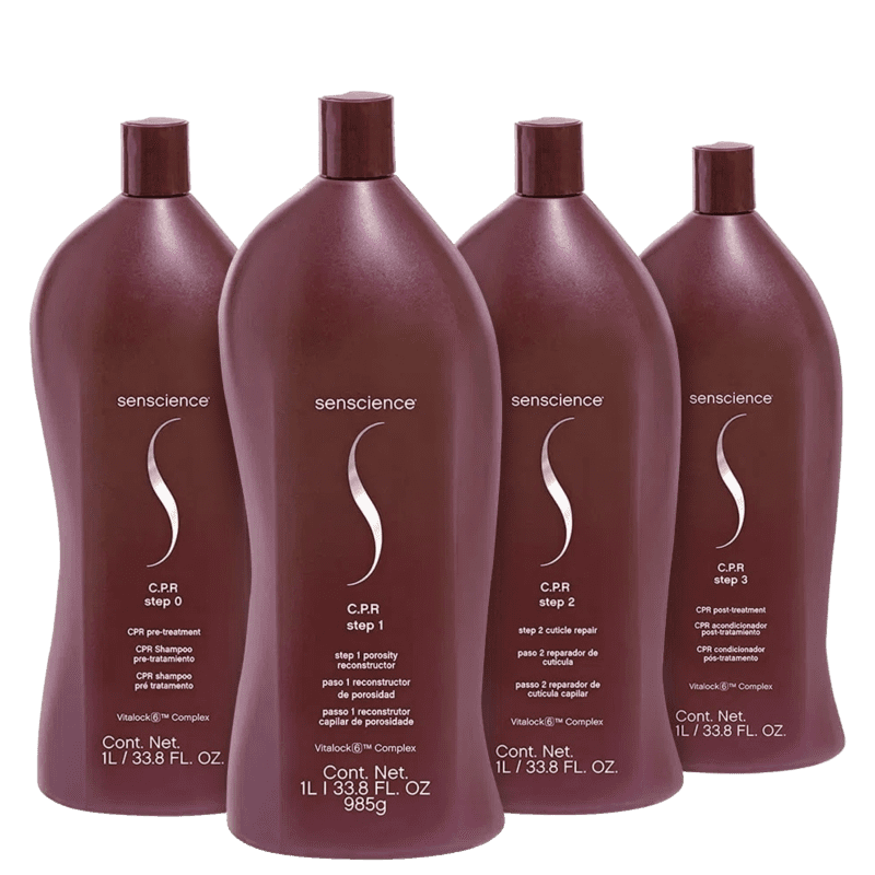 Kit Senscience C.P.R Profissional (4 Passos) + brindes