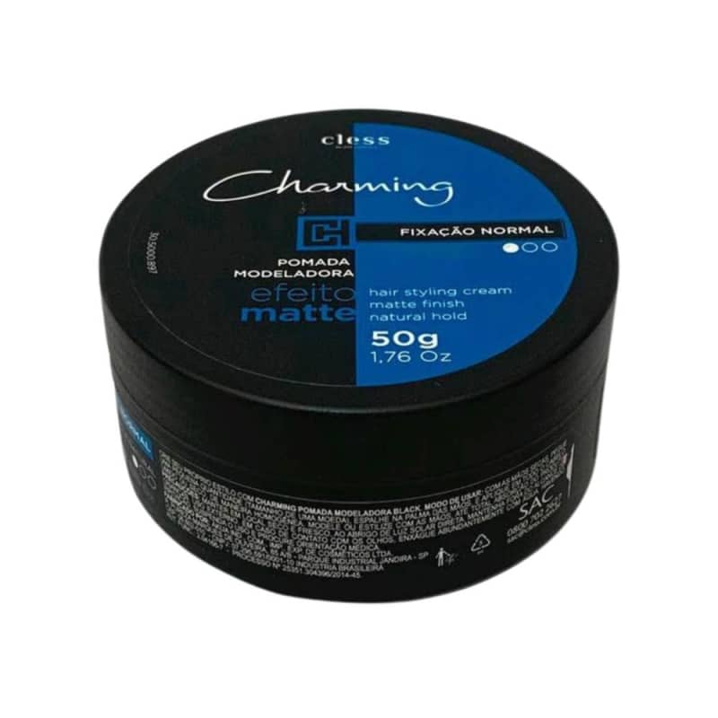 Kit Pomada Modeladora Cless Charming Normal Efeito Matte Com 3 50g