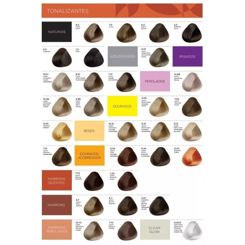 TONALIZANTE LOWELL COLOR ESPECIAL 60GR - VARIAS CORES - 5.0 CASTANHO CLARO