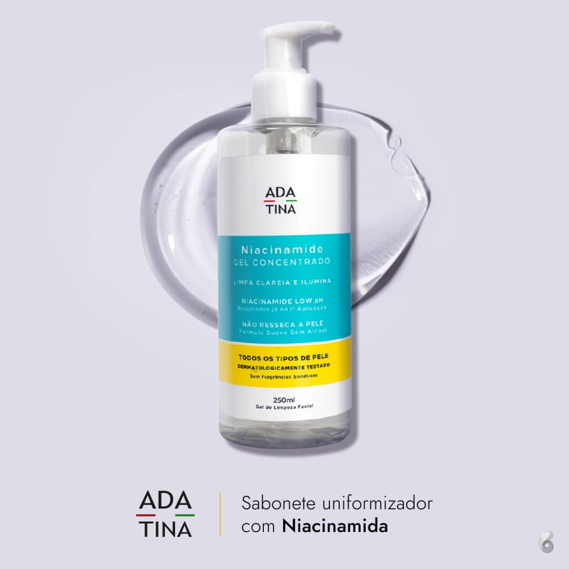 Gel de Limpeza Facial Ada Tina Niacinamide | Beleza na Web