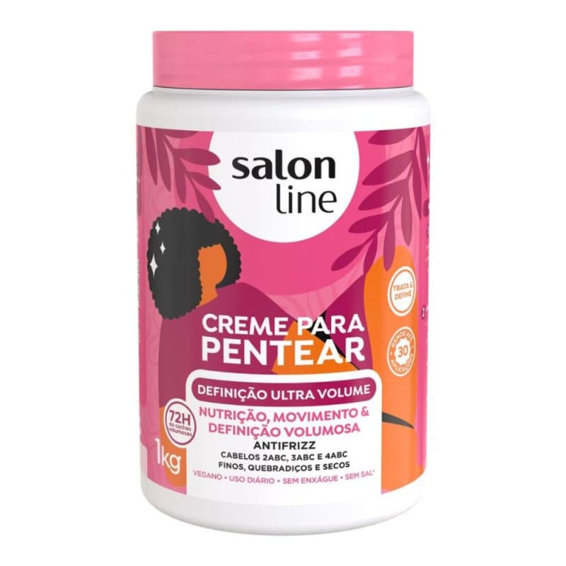 Creme Para Pentear Salon Line Definição Ultra Volume 1kg