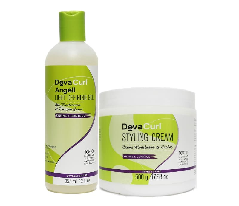 Kit Deva Curl Angell 355ml e Deva Curl Styling Cream 500g