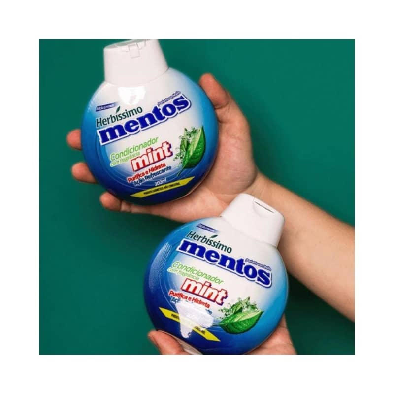 Kit Shampoo + Condicionador Herbissimo Mentos Mint 300ml