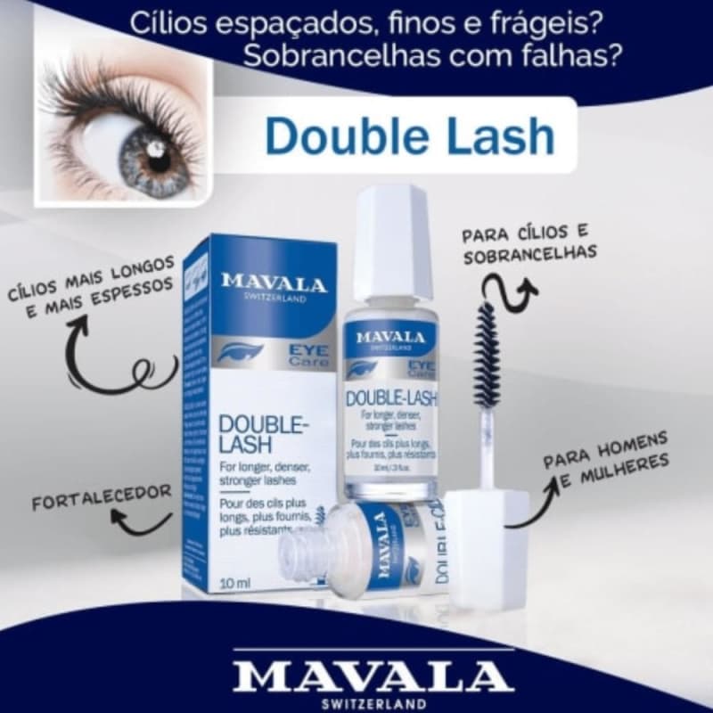 Kit Mavala Double-Cils + Mava-Strong 10ml
