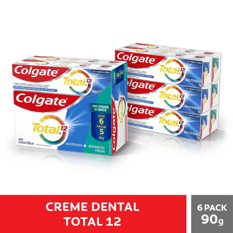 Kit Colgate Total 12 Whitenin & Advanced Fresh | Beleza na Web