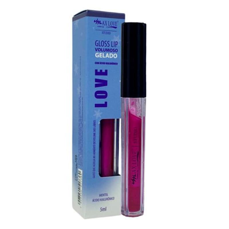 Max Love Volumoso Gelado Cor 101 Gloss Labial | Beleza na Web