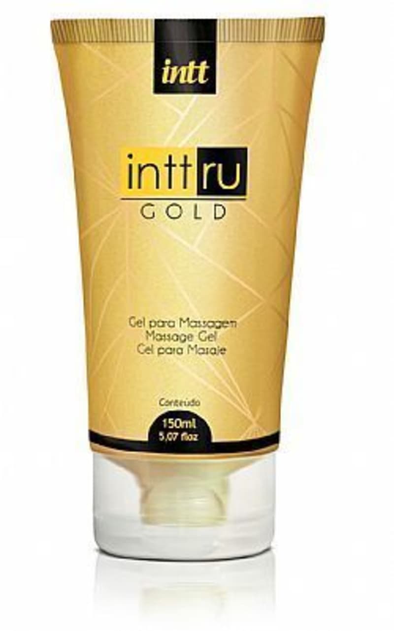 Gel para Massagem Intt InttRu Gold | Beleza na Web