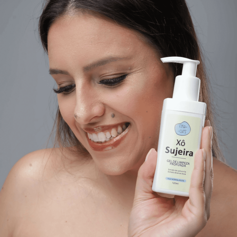 Gel de Limpeza Profunda Fina Cut's Xô Sujeira 120ml