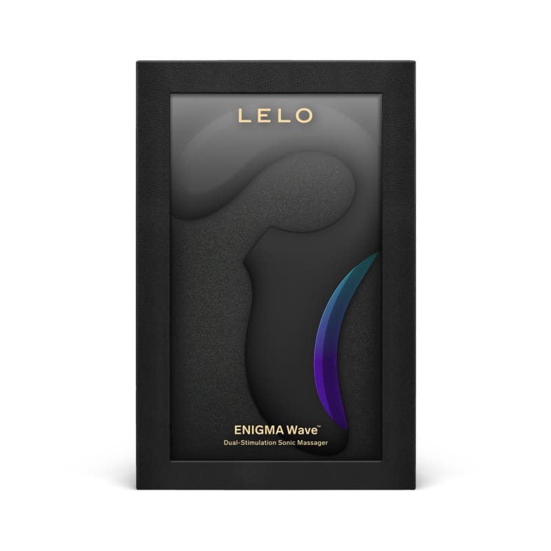 Enigma Wave™ Lelo Vibrador Duplo com Ondas Sônicas - Black