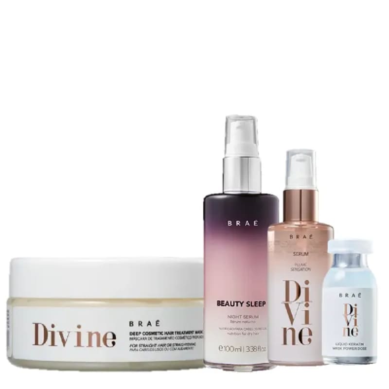 Kit Braé Divine + Beauty Sleep + Power Dose | Beleza na Web