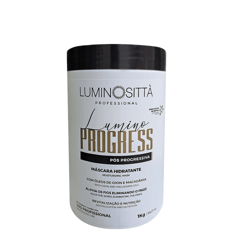 Máscara Capilar Luminosittà Professional Progress Pós Progressiva 1kg ...