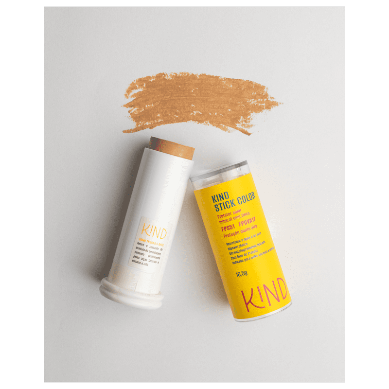 Kind Stick Color Mineral com Zinco FPS51 K80 Protetor Solar Facial com ...