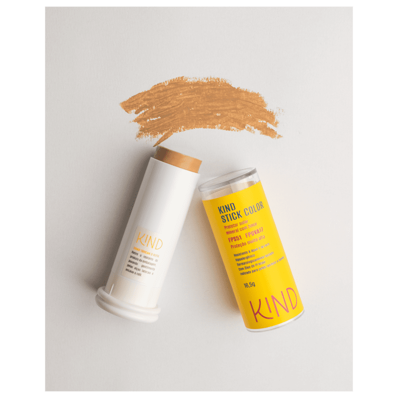 Kind Stick Color Mineral com Zinco FPS51 K90 Protetor Solar Facial com ...