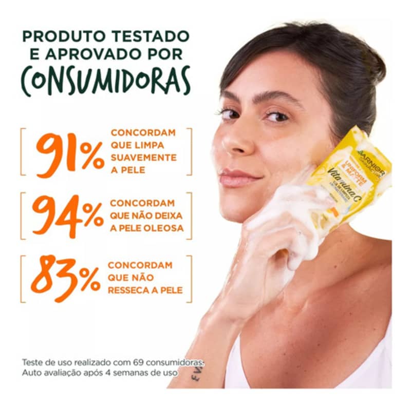 Kit Cuidado Facial Clareador Vitamina C Garnier 3 Itens