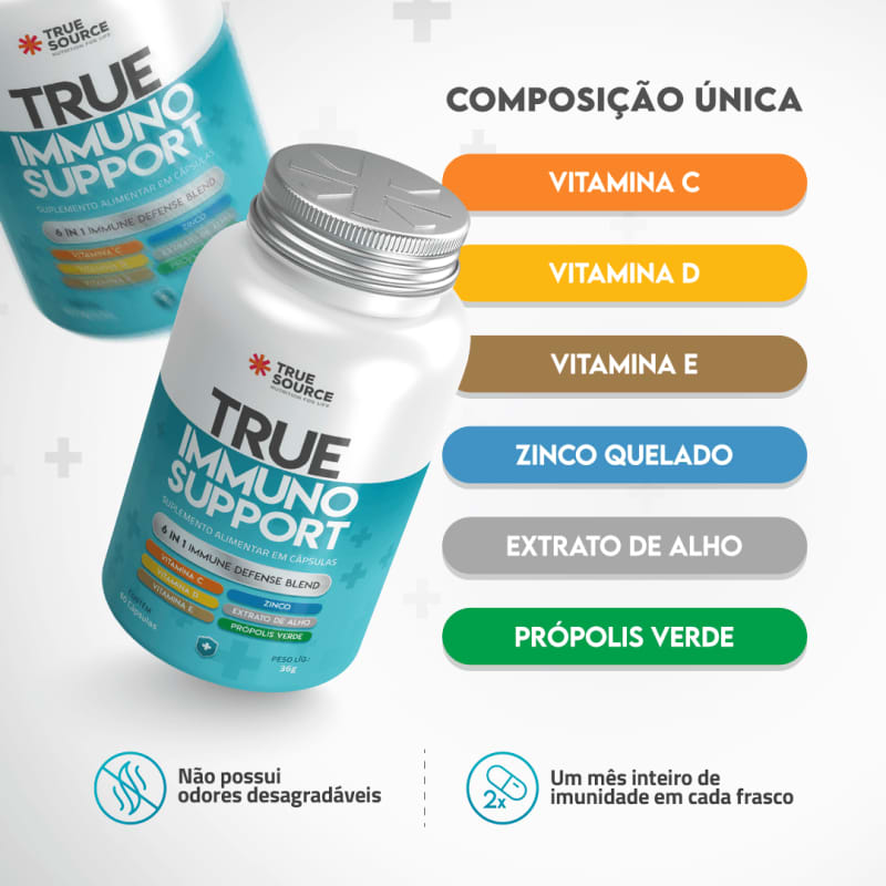 Suplemento Alimentar True Source Immuno Support | Beleza Na Web