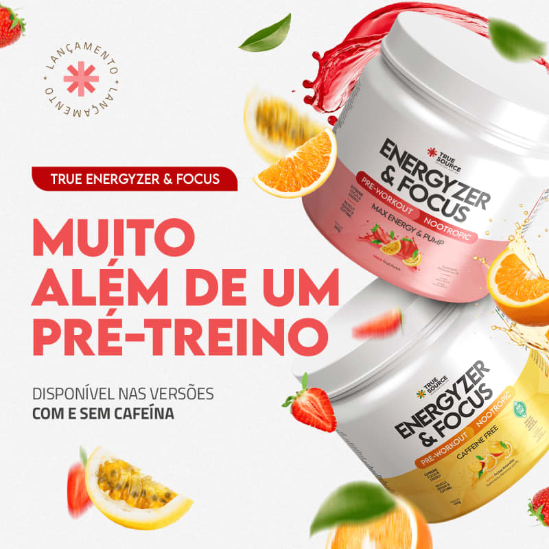 Suplemento Alimentar True Source Energyzer & Focus Fruit Pounch | Beleza Na Web