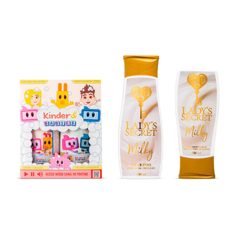 Kit Kinder Babies + Lady's Secret Milky | Beleza na Web