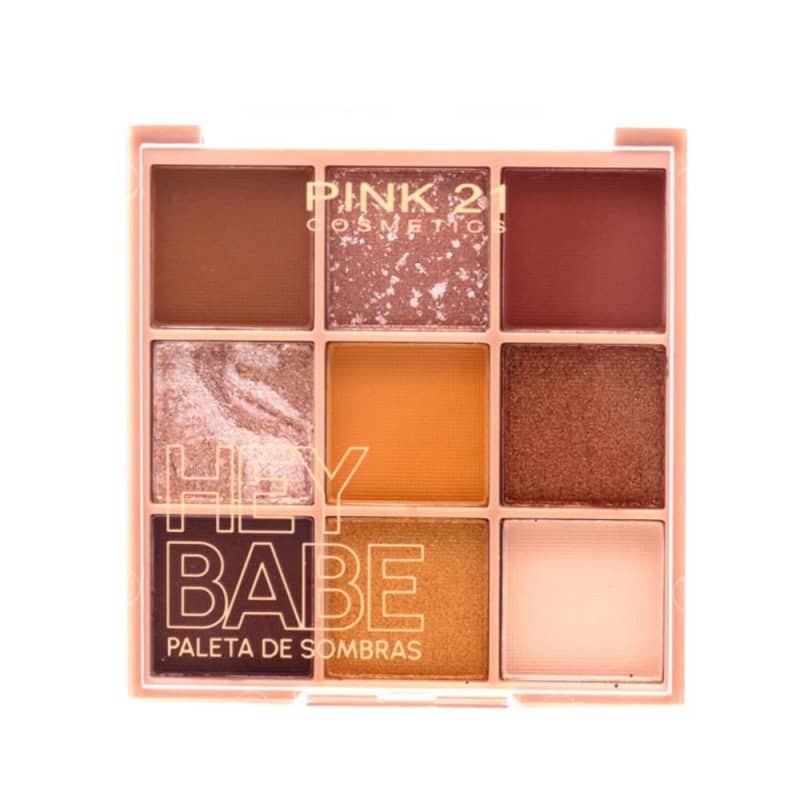 Paleta de Sombras Pink 21 Hey Babe 2 9g