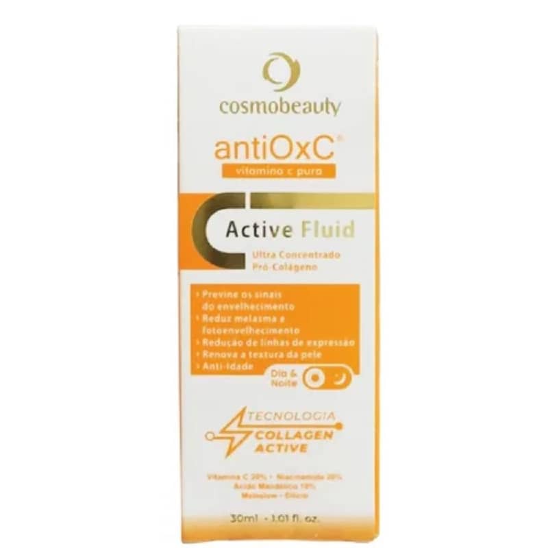 Sérum Cosmobeauty AntiOx C Active Fluid Ultra Concentrado | Beleza Na Web