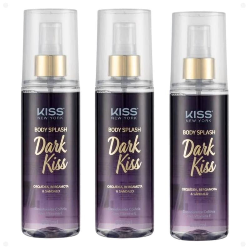 Kit Kiss New York Body Splash Dark Kiss | Beleza na Web