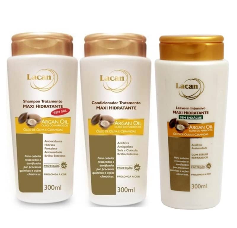 Kit Lacan Maxi Hidratante Argan Oil Trio | Beleza na Web