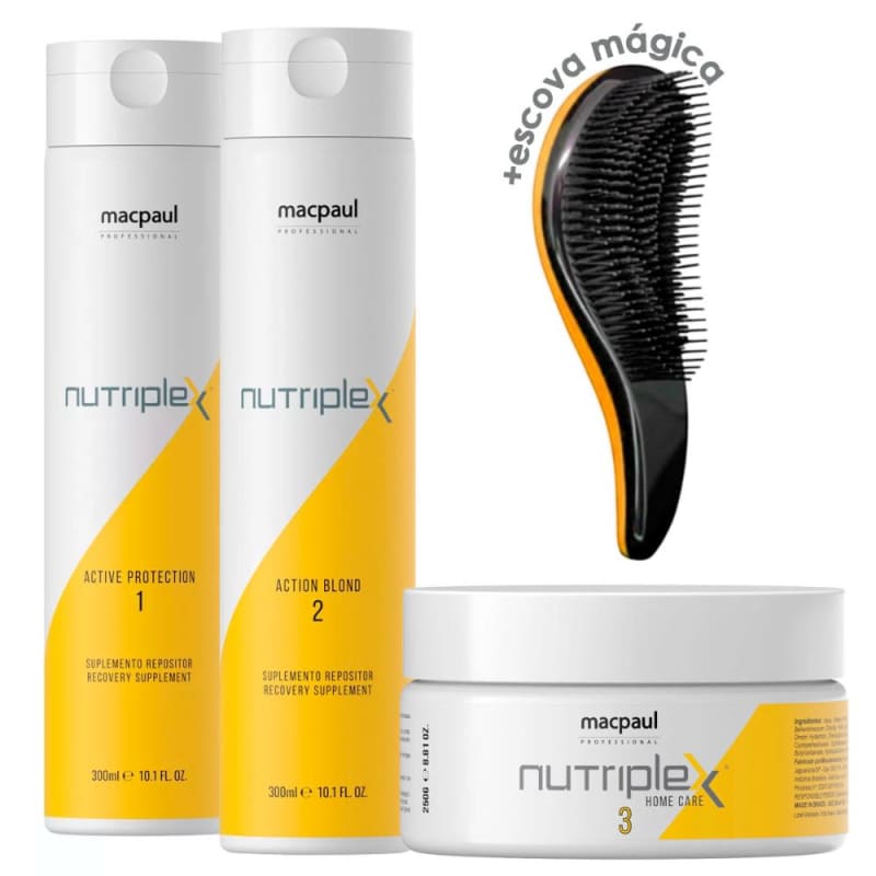 Kit Nutriplex Macpaul Completo Active Protection 3 Etapas