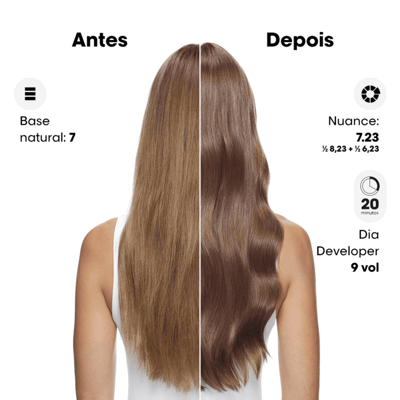 Tonalizante L'Oréal Professionnel Dia Color 5.18 Castanho Claro ...