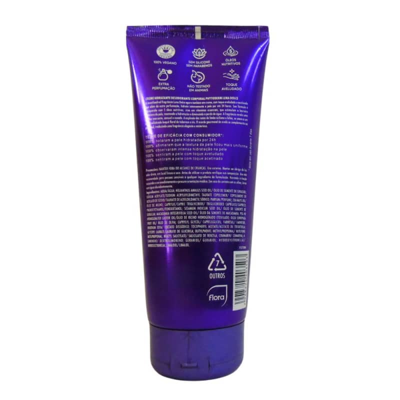Hidratante Perfumado Phytoderm Luna Dolce Creme Acetinado 200g