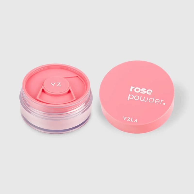 Pó Solto Facial Rosa Vizzela Rose Powder | Beleza na Web